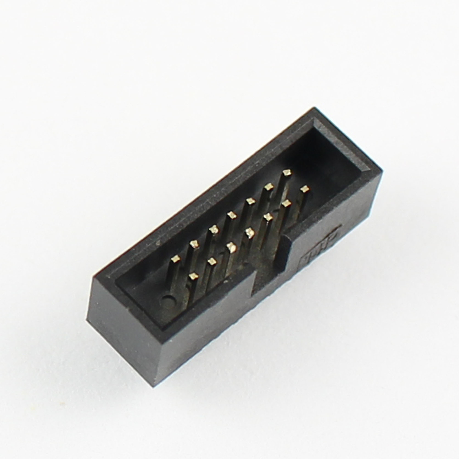 50Pcs 1.27mm Pitch 2x7 Pin 14 Pin DIP Male Shrouded PCB Box Header IDC ...