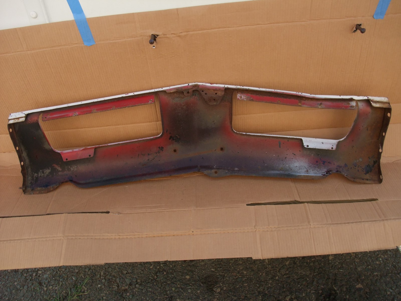 1967 1968 pontiac firebird valance lower front bumper valance oem | eBay