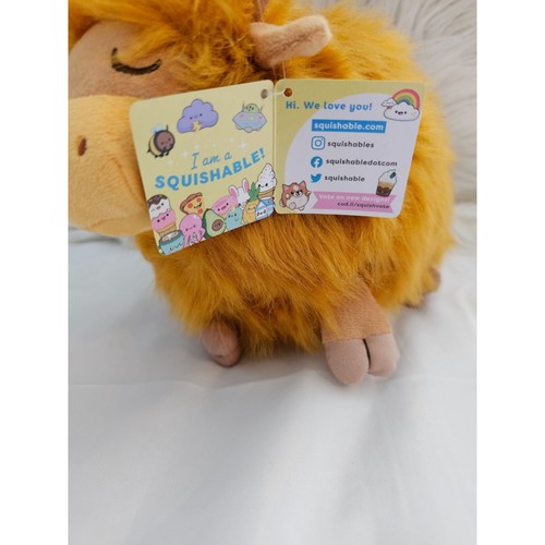 New Squishable Retired Highland Brozon Mini Cow Plush | eBay