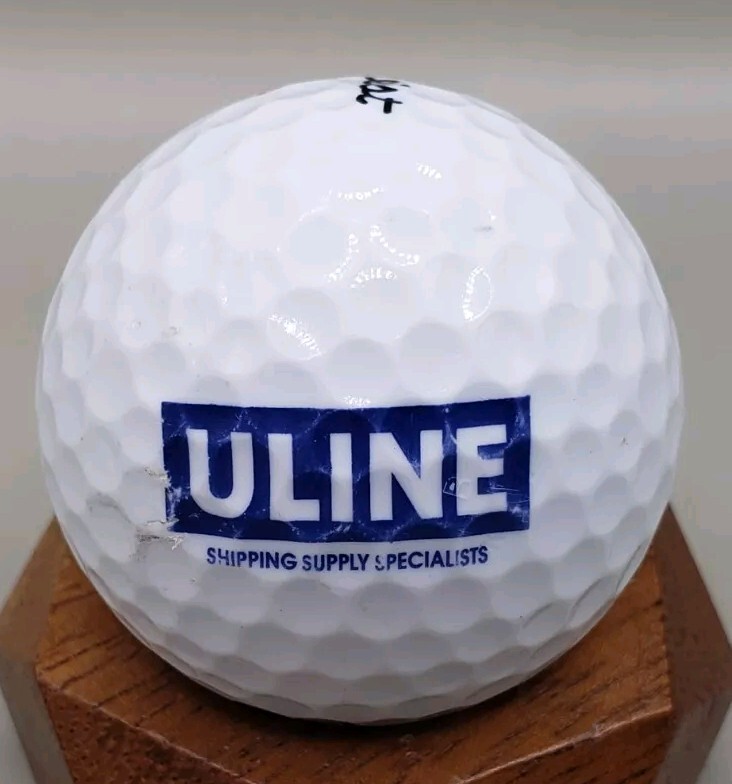 ULINE Logo Golf Ball Titleist Collectors Display Ball SHIPPING SUPPLY ...