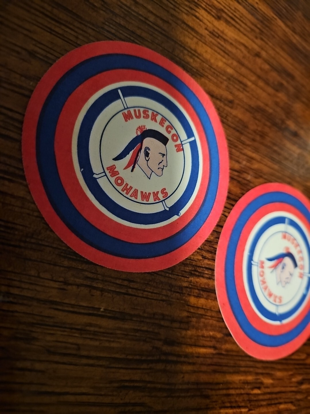 Vintage hockey patch IHL Muskegon Mohawks Patch Defunct Lot Of 2 | eBay