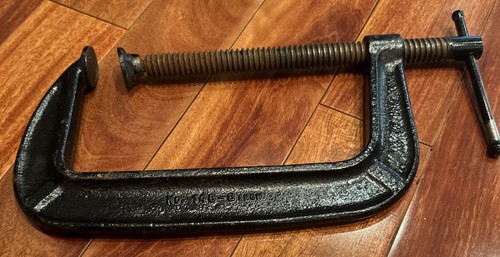 Vintage USA Made 8" C-Clamp Brink & Cotton No. 148-8" Iron Bridgeport ...