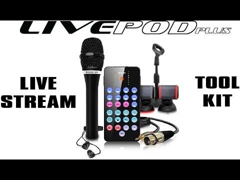 LivePod Plus Streaming Bundle with C1 Microphone 4897022375089| eBay