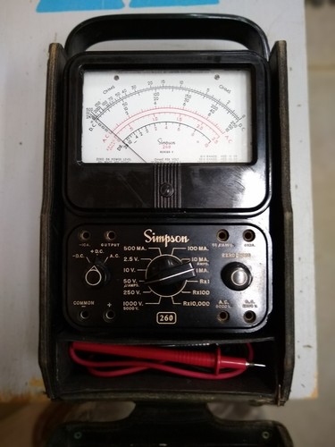 Simpson 260 multimeter-VOM Series 3 used with hard case | eBay