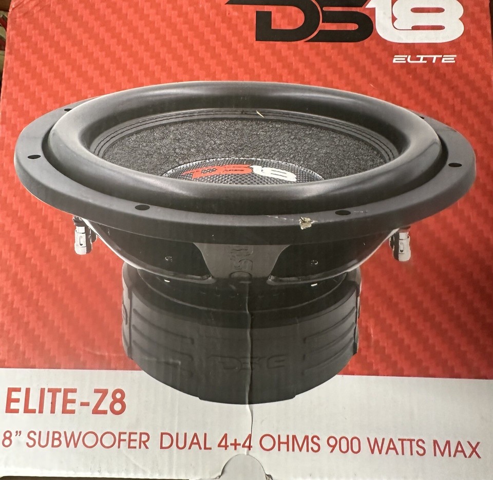DS 18 Speakers. 4-6.5”, 2-4” And 1-8” Sub | eBay