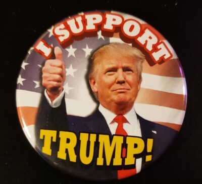 Donald Trump Presidential Candidate Pin 2020 - I Support Trump | eBay