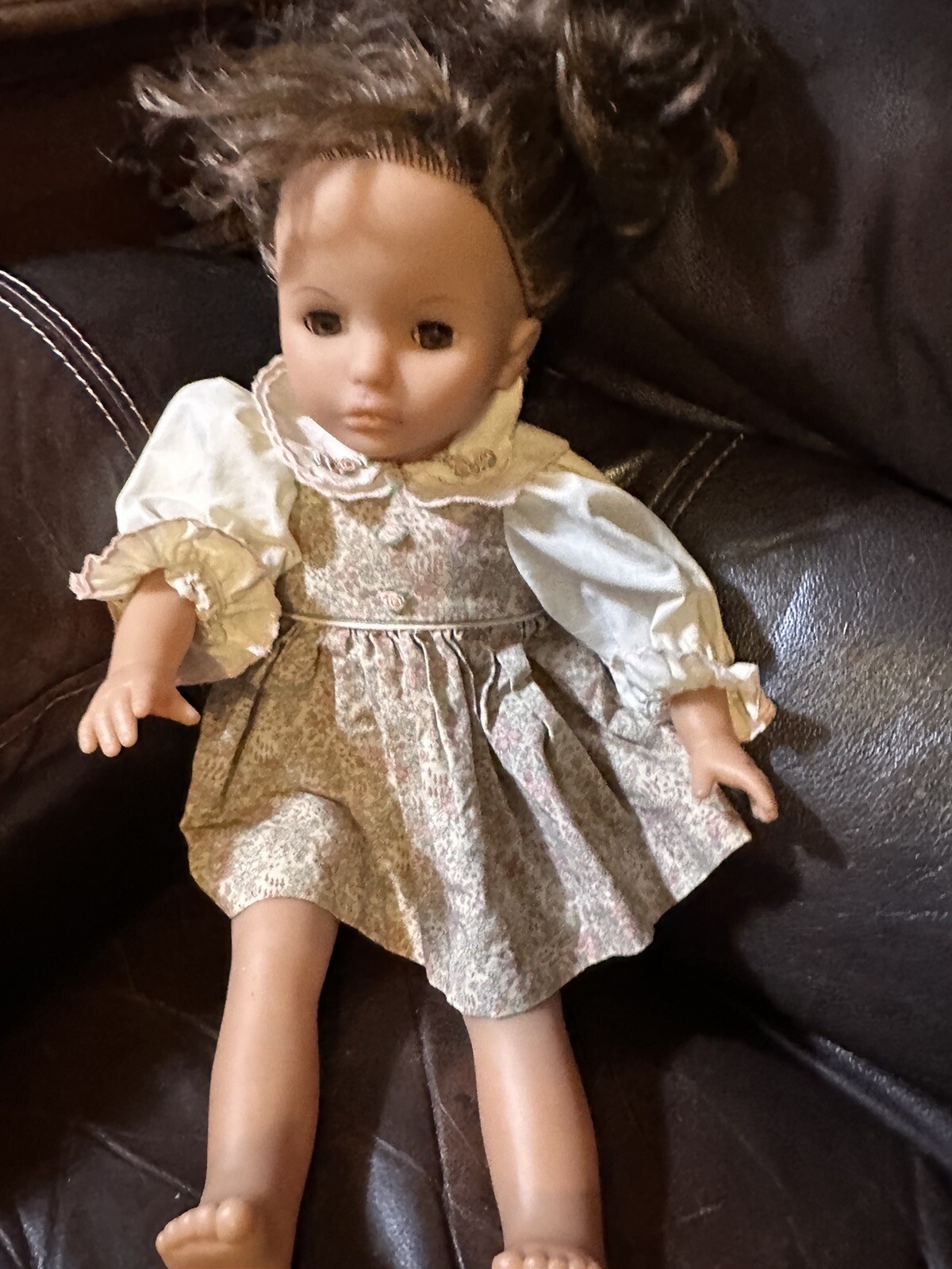18" Lissi Puppe Doll Dressed In Dress Brown Hair | eBay