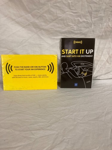 XM satellite radio GM owners manual insert | eBay