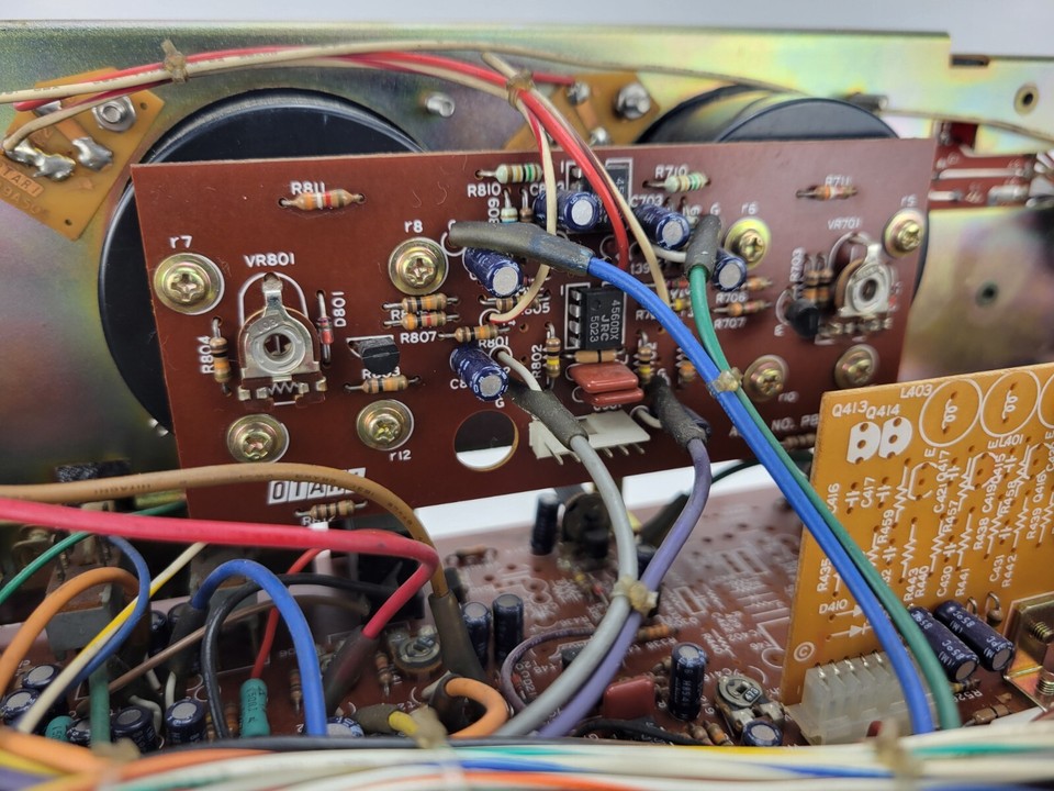 OTARI MX5050BII-2 TRACK REEL TO REEL TAPE PLAYER PARTS: PREAMP METERS ...