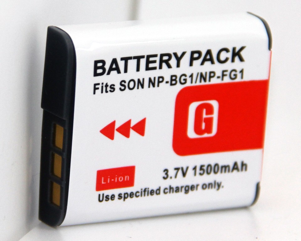 1500mAh Battery For Sony Cyber-shot DSC-W130 DSC-W150 DSC-W170 DSC-W200 ...