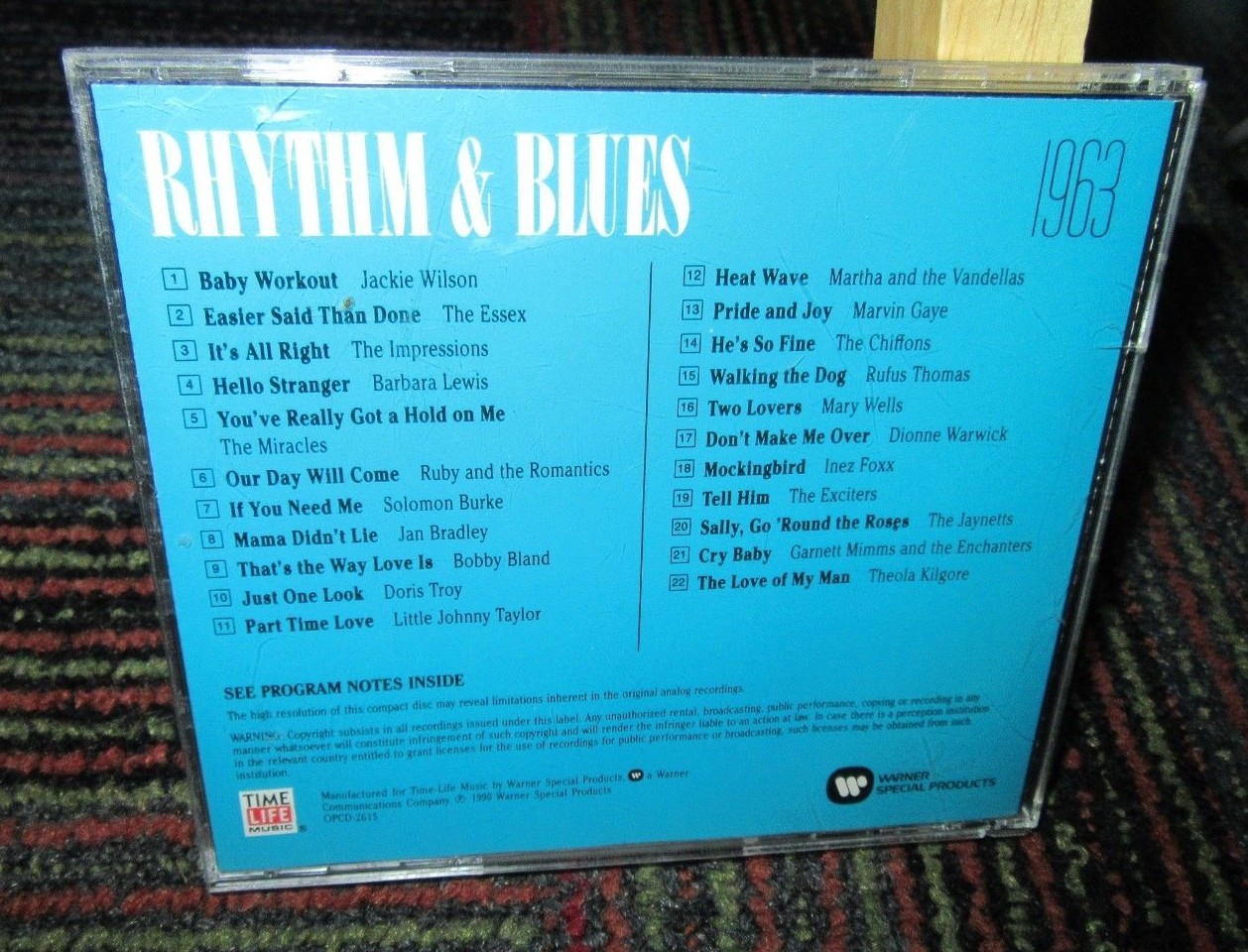 RHYTHM & BLUES: 1961 / 1963 / 1967 3-DISC MUSIC CD LOT BY TIME LIFE, 64 ...