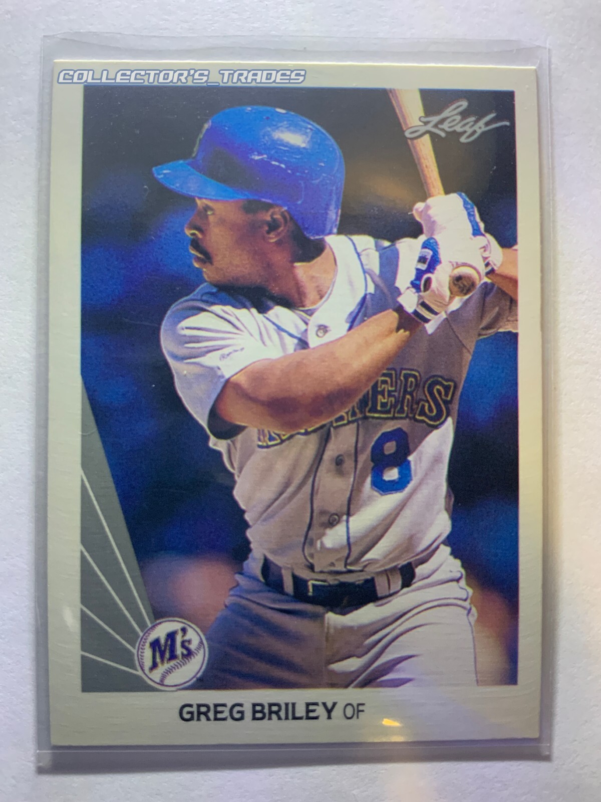 Greg Briley 1990 Leaf No.391 Seattle Mariners OF | eBay