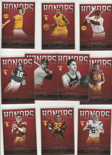 2015 USC COMPLETE INSERT SET HONORS 1-10 DEROZAN PALMER GIFFORD MARCUS ...