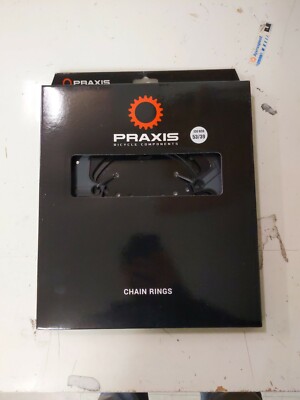 New Praxis Buzz Levatime Cold Forged 53/39 Standard Chainring Set Black ...