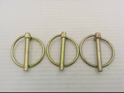 1/4" x 1-3/4" WIRE ROUND LOCK PINS, (LOT OF 3), NNB | eBay