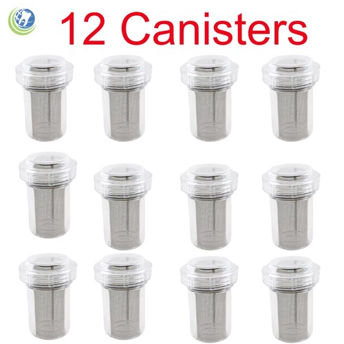 12 X Dental Disposable Evacuation Canister DC8-2200 Screen-4-Vac Thin ...