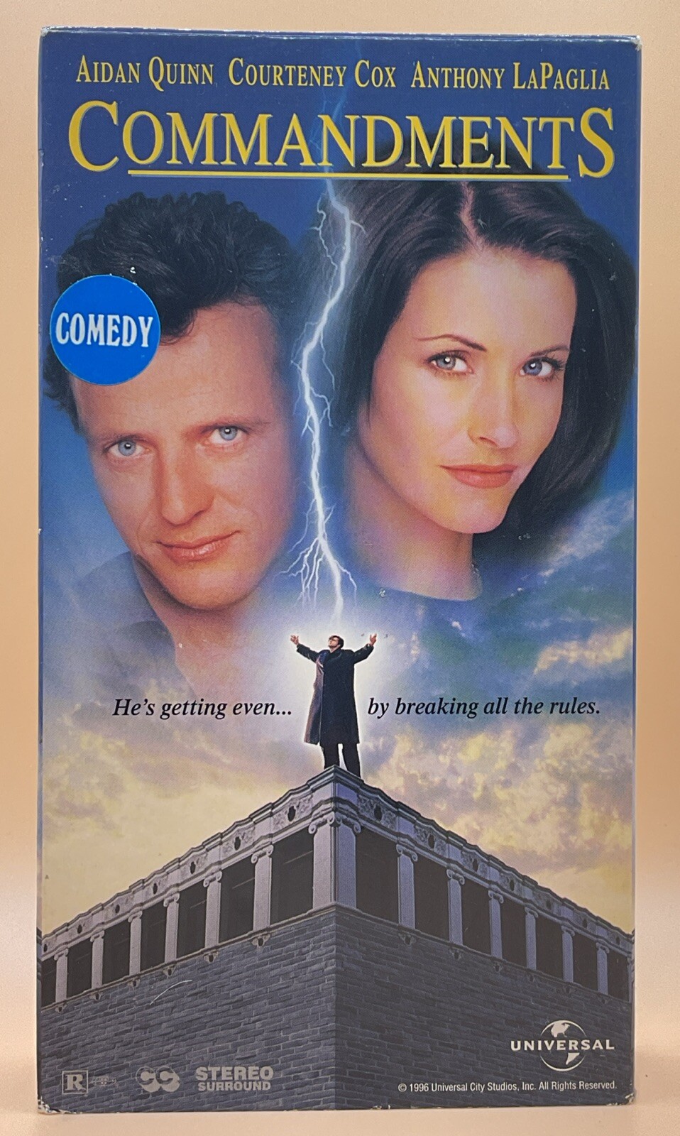 Commandments VHS 1997 Courteney Cox Aidan Quinn **Buy 2 Get 1 Free** 96898292436| eBay