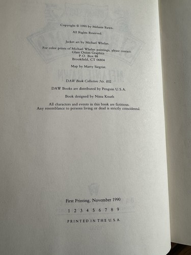 Stronghold by Melanie Rawn (First Edition First Print 1990) | eBay