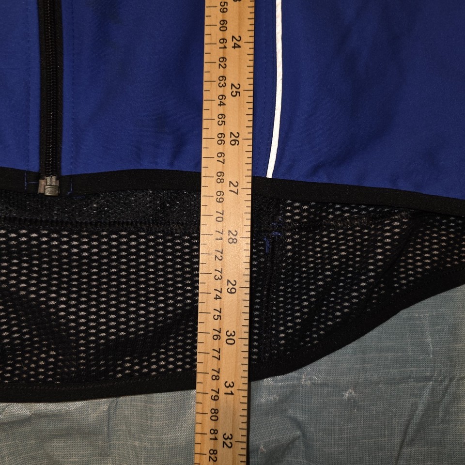 Mens XXL Gore Bike Wear Windstopper Soft Shell Jacket Convertible cycling blue | eBay
