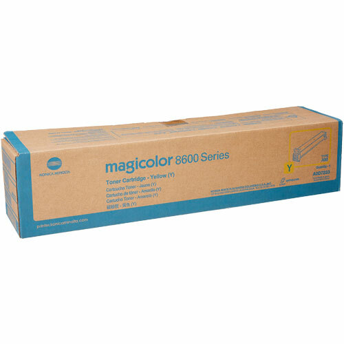 KONICA MINOLTA MAGICOLOR 8650 (A0D7233) Yellow Toner Cartridge (20,000 ...