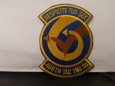 USAF 465TH TACTICAL TRAINING SQUADRON COLOR 3 1/2 X 2 1/2 INCH | eBay