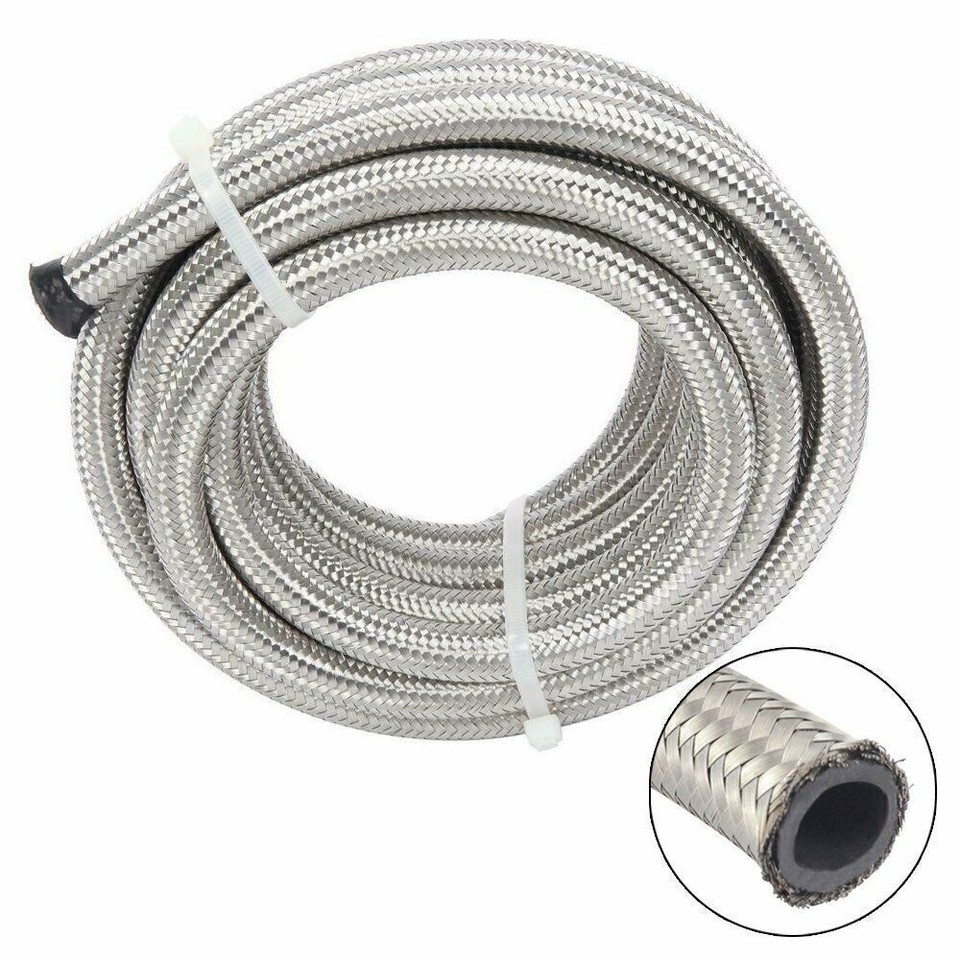 1L Oil Catch Can Reservoir Tank Breather Filter Baffled+10AN Fuel Line ...