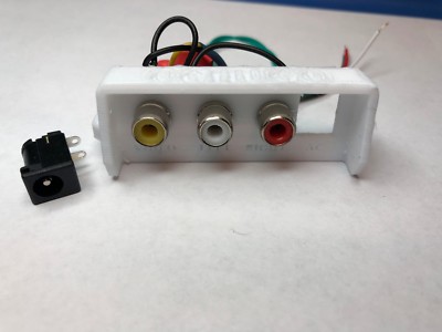 NES 101 video add-on board, power led and 3D Printed Back *A/V out* NES ...