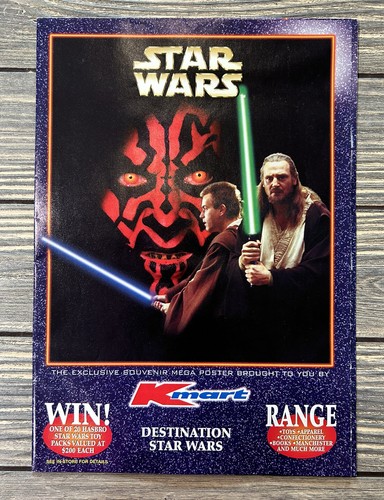 Vintage KMart Destination Star Wars The Exclusive Mega Poster ...