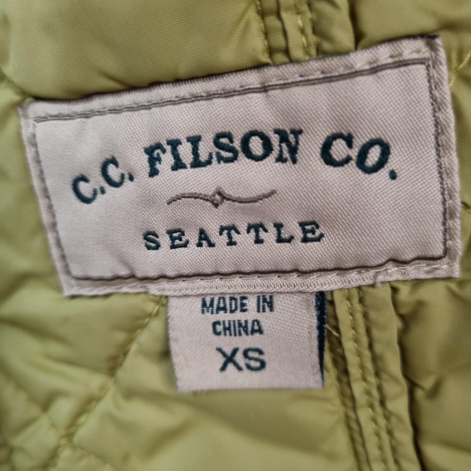 C.C. FILSON Seatle Quilted Field Jacket Fitted Pocket… - Gem