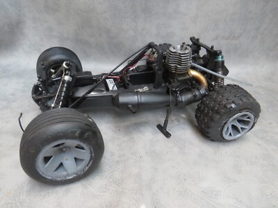A HPI RUSH EVO NITRO RC CAR CHASSIS AND ENGINE FOR SPARES | eBay UK