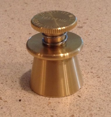 New Vintage Antique Replica "PERFECT TEE MOLD" Golf Ball Brass Sand ...