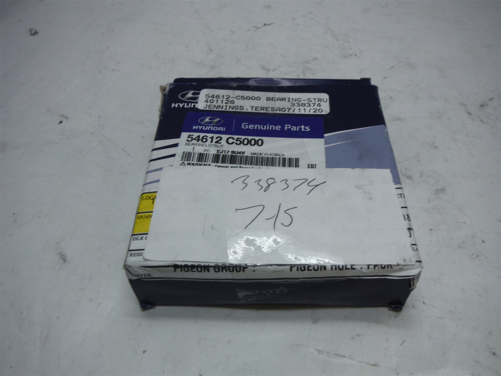 2019-2020 HYUNDAI SANTA FE LEFT RIGHT SUSPENSION STRUT BEARING OEM ...