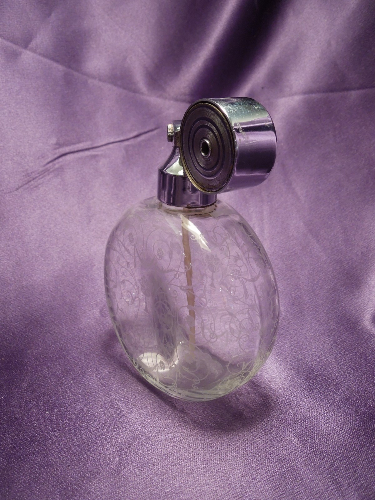 Marcel Franck Signed Baccarat Empty Spray Perfume Vial Atomizer Made in ...