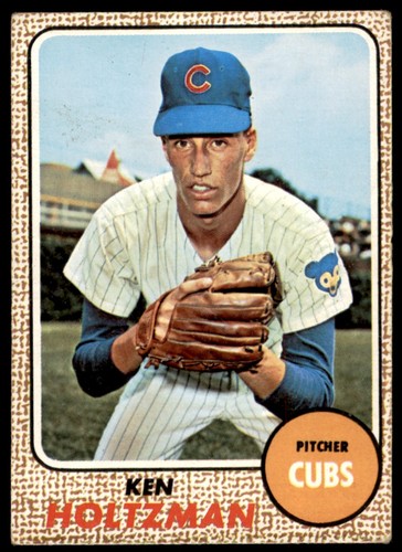 1968 TOPPS KEN HOLTZMAN CHICAGO CUBS #60 VG/EX | eBay