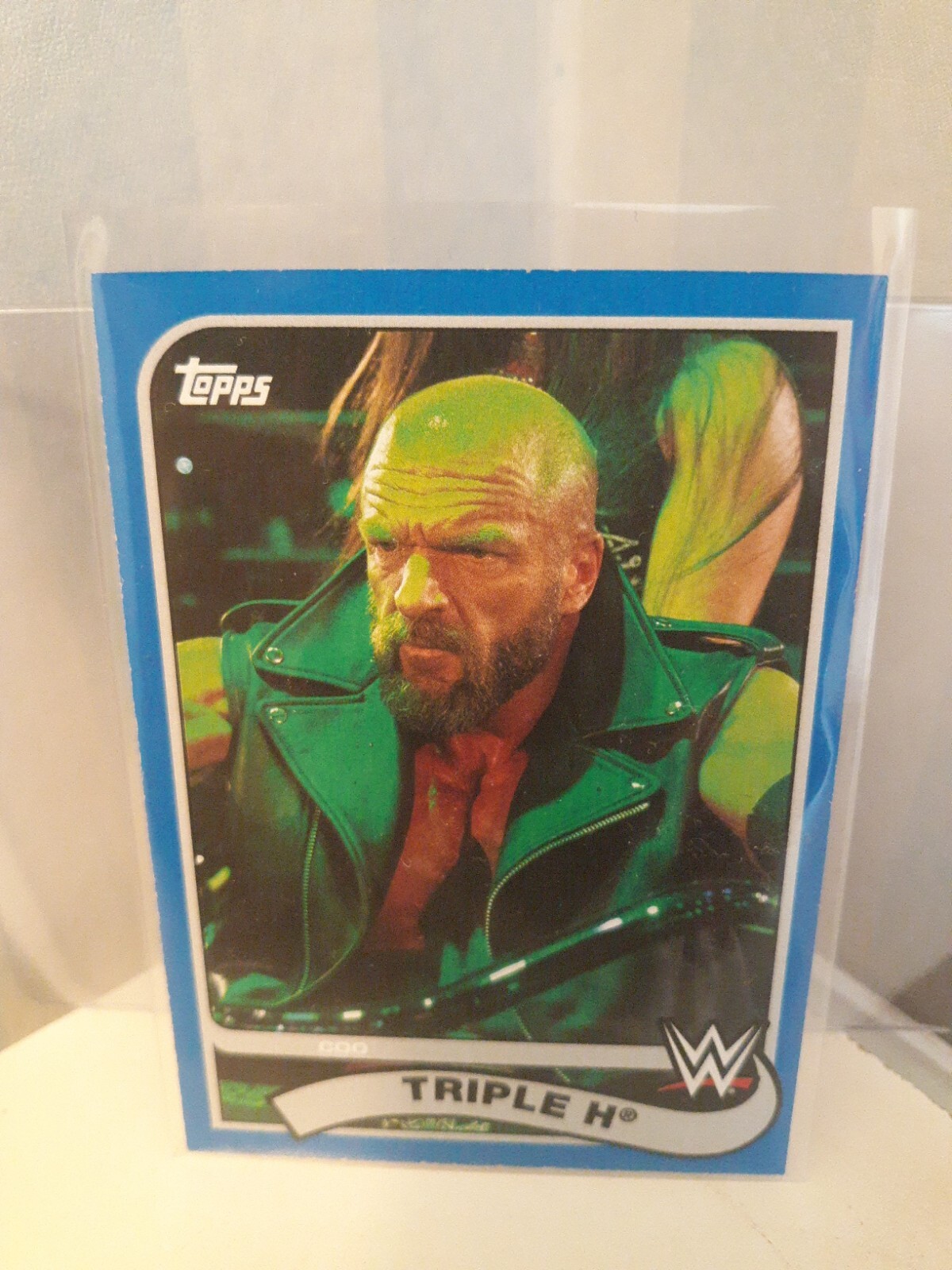 2018 Topps Heritage WWE - Blue #84 Triple H /99 for sale online | eBay