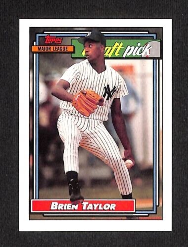 Brien Taylor 1992 Topps Draft Pick Rookie Card #6 New York Yankees | eBay
