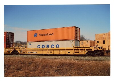DTTX Intermodal Well Car #729606 COSCO & Hapag- Containers ORIGINAL 4 x ...