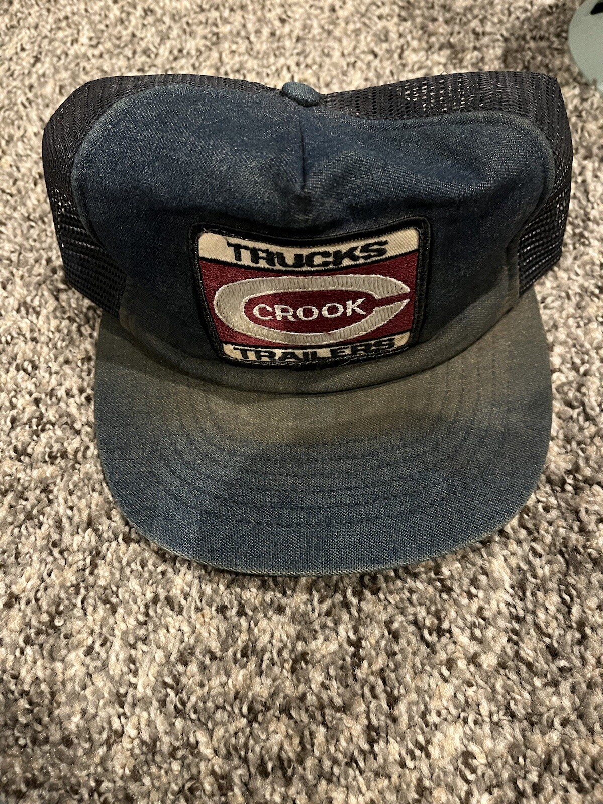 vintage crooks trucks & trailers snapback hat - Gem