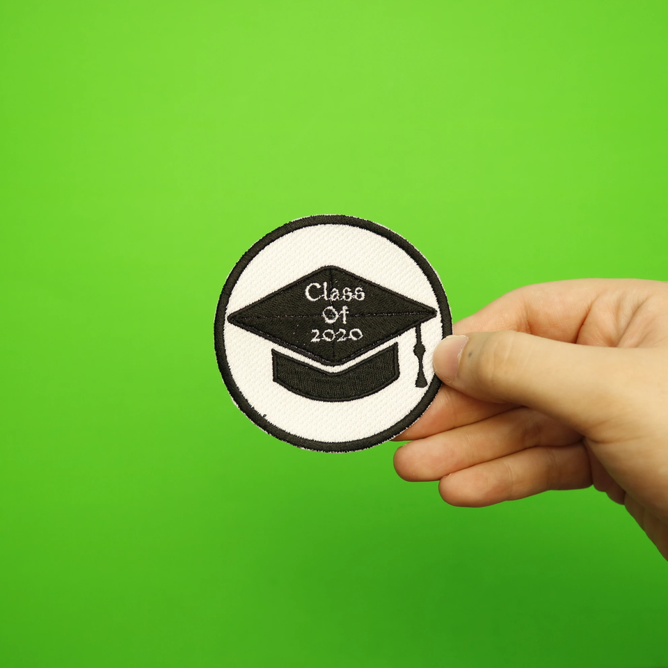 Class Of 2020 Grad Cap Embroidered Iron On Patch | eBay