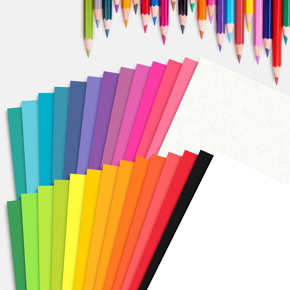 Light Blue Bright Color Cardstock, 65lb Cover (176GSM), 8.5 x 11, 50 ...