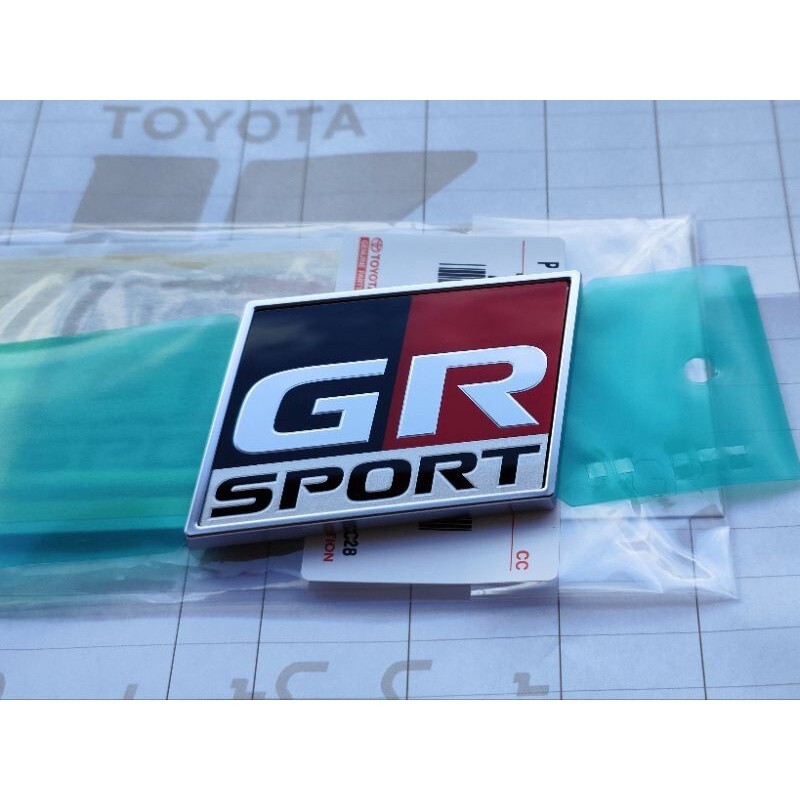 Toyota GR Sport Emblem Badge Sticker Logo Black Silver for Toyota | eBay