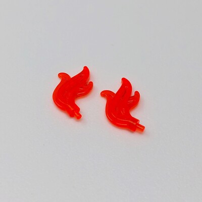 64647 LEGO Castle Knight Plume Feather Triple Compact Flame Trans Neon ...