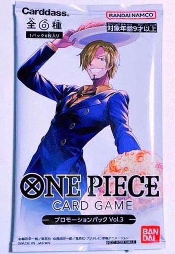 One Piec Promotion Pack 2023 Vol. 3 PROMO One Piece Card Japanese ...