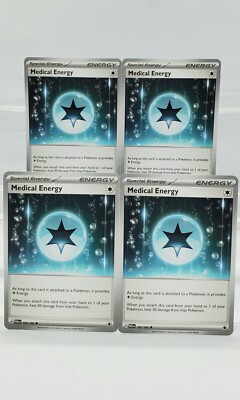 Pokemon TCG Medical Energy 182/182 SV04: Paradox Rift Uncommon 4 Cards ...