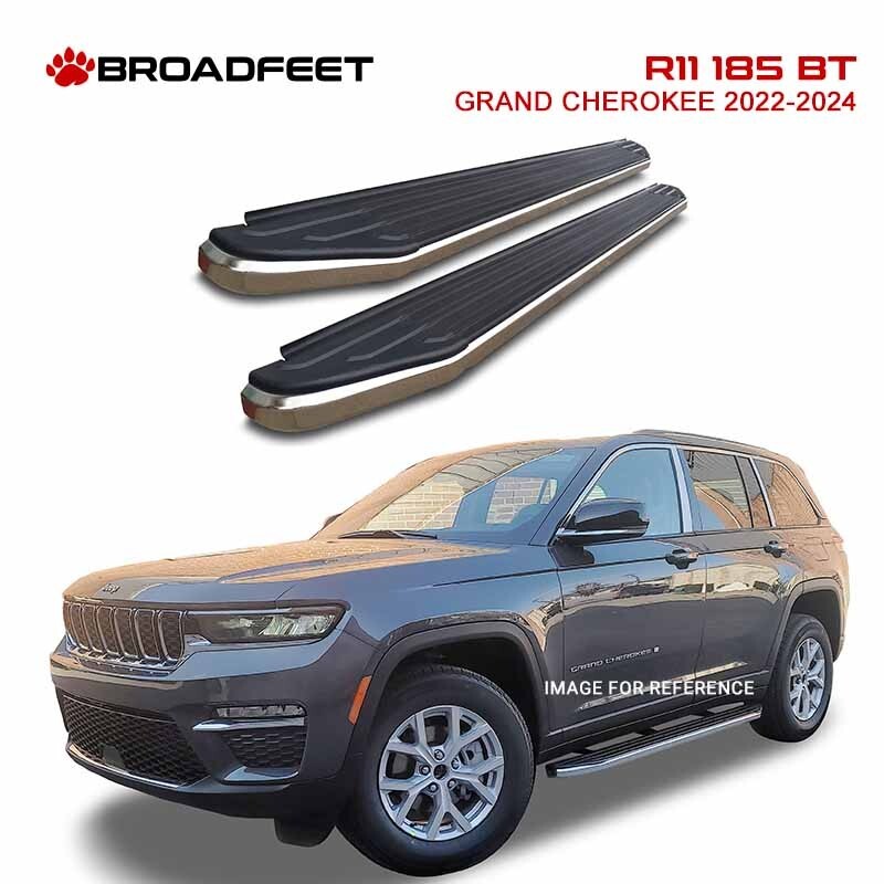 Broadfeet® R11 Black Running Board Side Step fits Jeep Grand Cherokee ...