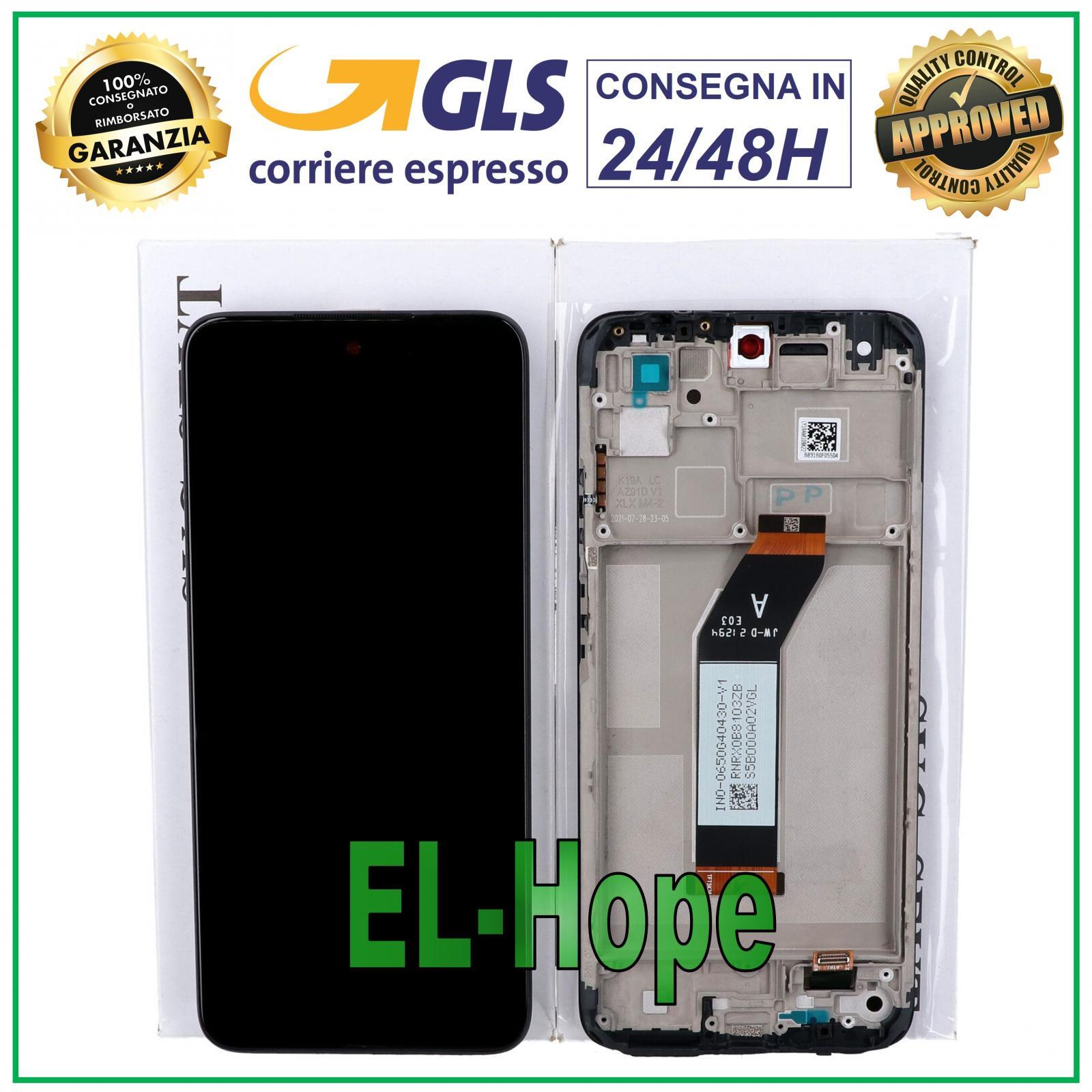 DISPLAY LCD ORIGINALE FRAME XIAOMI REDMI NOTE 11 4G 2021 21121119SC ...