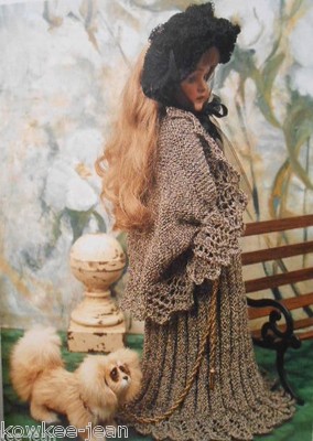 High Fashion Knitting for Dolls: gorgeous vintage clothes patterns ...
