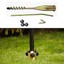 Metal Ground Spike Screw Anchor Post Washing Line Prop Airer Outdoor ...