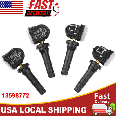 4PCS NEW Tire Pressure Monitoring Sensor For GMC Buick GM GM Chevy TPMS ...