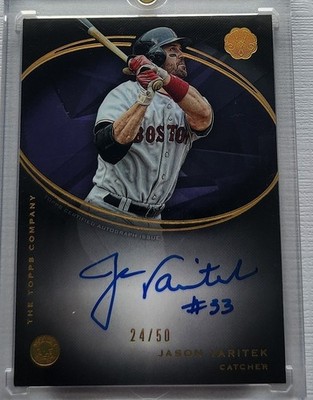Jason Varitek 2016 TOPPS The Mint AUTO #d /50 Boston Red Sox Autograph ...
